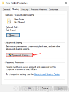 Fix Your folder can not be shared error in Windows 10/11