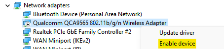 Fix WiFi Network is not visible on Windows 10 / 11