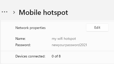 Fix Mobile hotspot not working in Windows 10 / 11
