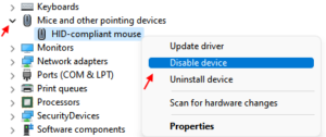 Fix mouse pointer is not appearing on Windows 10 / 11