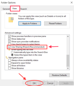 Fix Sharing Tab is missing in Folder Properties, How to Solve?