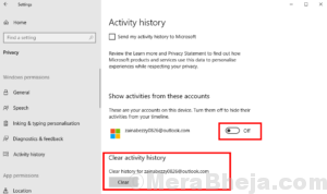 How to disable your activity history and Timeline in your Windows 10