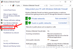 How to restore your Firewall settings to default in Windows 10