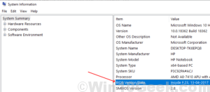 How to check BIOS version in Windows 10/11