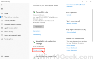 Fix MsMpEng.exe high CPU usage in Windows 10