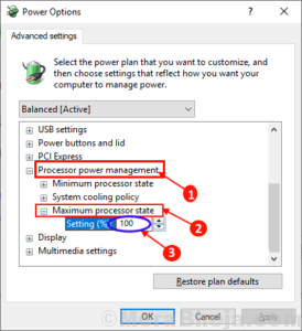Fix: CPUs are not running at its full capacity in Windows 10 / 11
