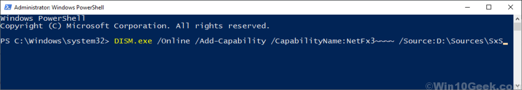 Fix Installing .NET Framework 3.5 failed Error Code 0x800F0954 on Windows 10 / 11