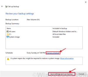 How to backup your system automatically in a scheduled way on Windows 10