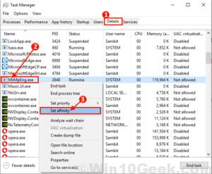 Fix MsMpEng.exe high CPU usage in Windows 10