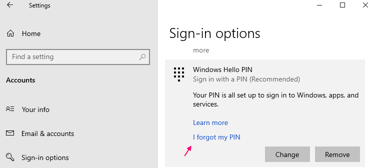 Fix: Sign In with PIN is not available in Windows 10