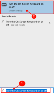 Fix: On Screen Keyboard not working in Windows 10 / 11