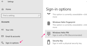Fix: Sign In with PIN is not available in Windows 10