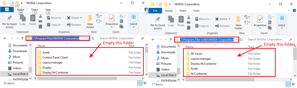 Fix: NVIDIA Installer failed Error in Windows 10