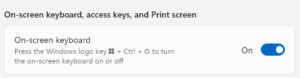 Fix: On Screen Keyboard not working in Windows 10 / 11