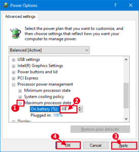 How to increase laptop battery life in Windows 10