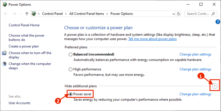 How to increase laptop battery life in Windows 10