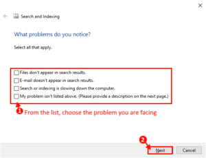 How to reset Search in Windows 10
