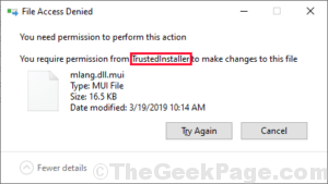 How to delete files protected by TrustedInstaller in Windows 10