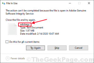 How to find out which process is locking a file or folder in Windows 10 ...