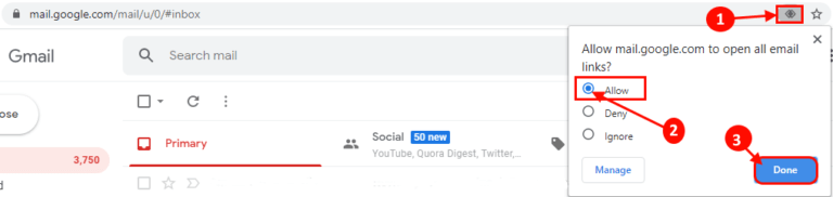 How to open email links with Gmail on Chrome by default