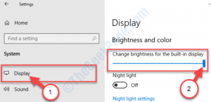 Fix: Dimming issue in Laptop in Windows 10