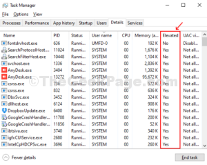How to Find if a Process is Running with Administrator Rights in ...