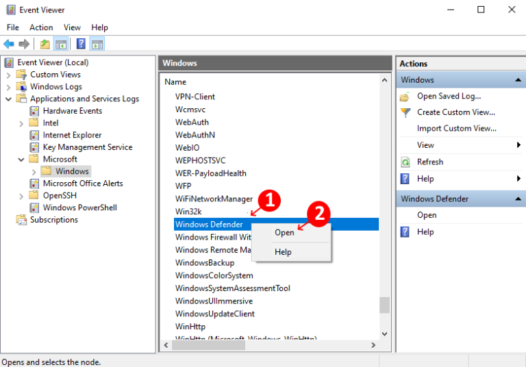 Clear Protection History in Windows Defender on Windows 10 / 11