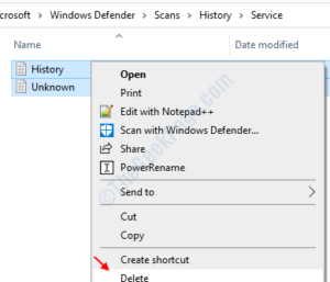 Clear Protection History in Windows Defender on Windows 10 / 11