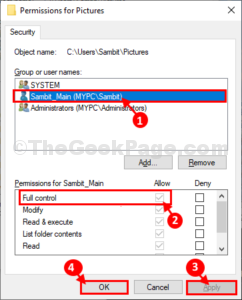 Windows 10 Folder and files Access denied error