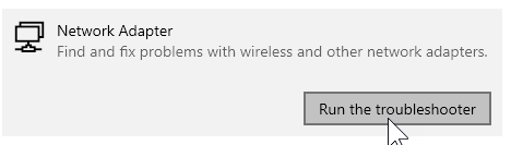 An unexpected error occurred in Network Connection Properties Fix