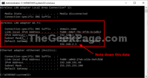 Fix: Default gateway is not available in Windows 11 / 10