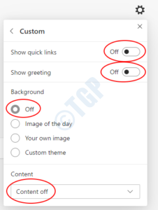 How to change the New Tab Page to blank page in Microsoft Edge