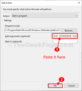 How to schedule a scan in Windows Defender on Windows 10