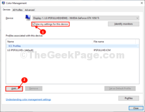 How to solve Yellow tint in Windows 10 screen Issue