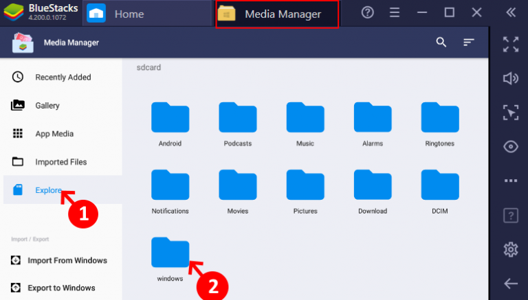 How To Transfer Files From BlueStacks App to Windows 10/11 PC