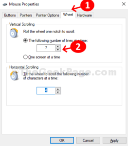 How to change Mouse scroll speed In Windows 10 PC