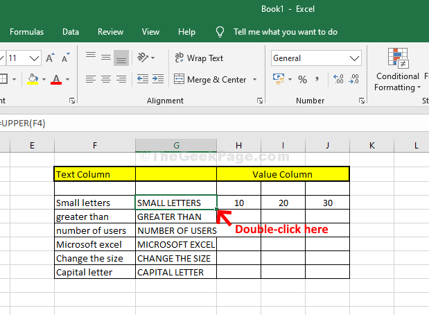 How To Change From Lower Case To Upper Case In MS Excel