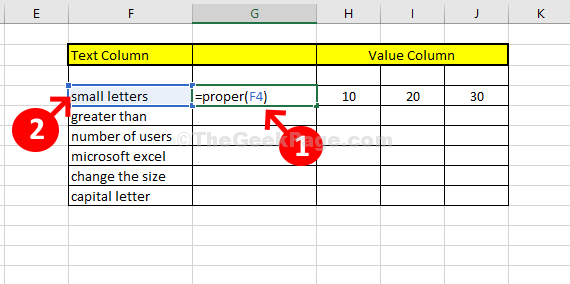 How To Change From Lower Case to Upper Case in MS Excel