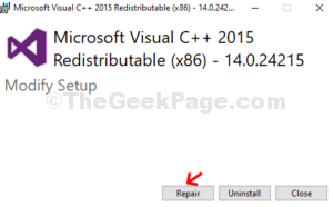 Fix Microsoft Visual C++ Runtime Library Error in Windows 10/11