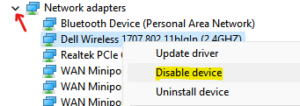 Fix: WiFi Icon Missing In Taskbar in Windows 10 Laptop
