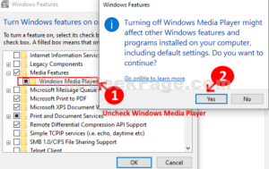 Fix Windows Media Player not working issue in Windows 10 / 11
