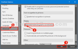 OneNote not responding, data sync is not working fix