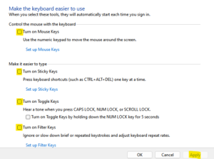 Fix Shift Key not Working in Windows 10/11 Keyboard