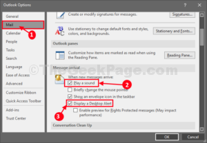How to setup new Email Notifications and Settings in MS Outlook