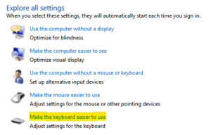Fix Shift Key not Working in Windows 10/11 Keyboard
