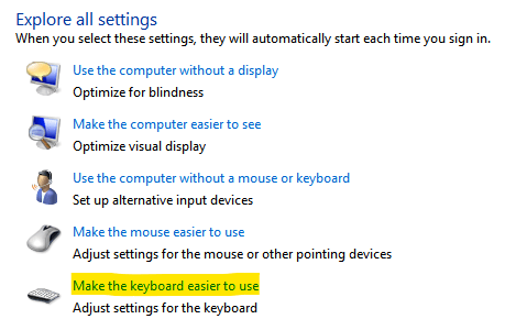 Fix Shift Key not Working in Windows 10/11 Keyboard