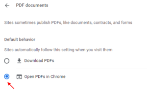 Fix PDF Document Not Opening in Chrome Browser