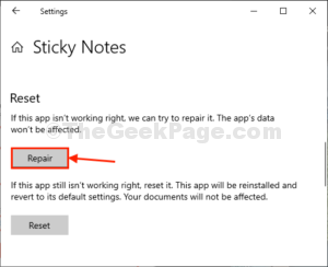 Fix Sticky Notes not working in Windows 10