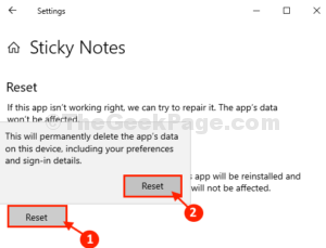 Fix Sticky Notes not working in Windows 10