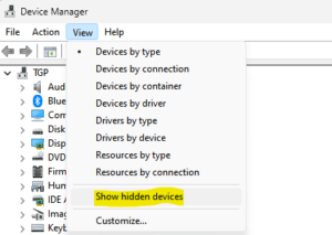 How to Get Back Missing Devices in Device Manager in Windows 10 / 11
